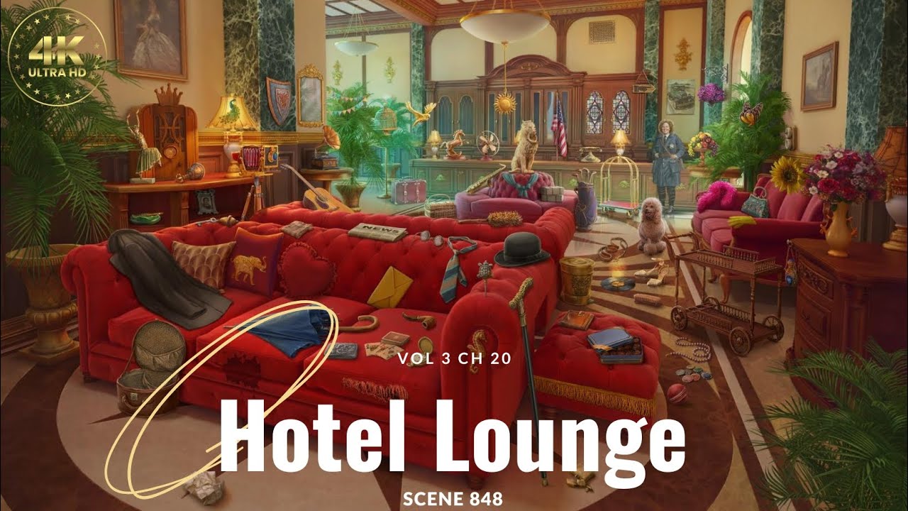 June's Journey Scene 848 Vol 3 Ch 20 Hotel Lounge *Full Mastered Scene ...