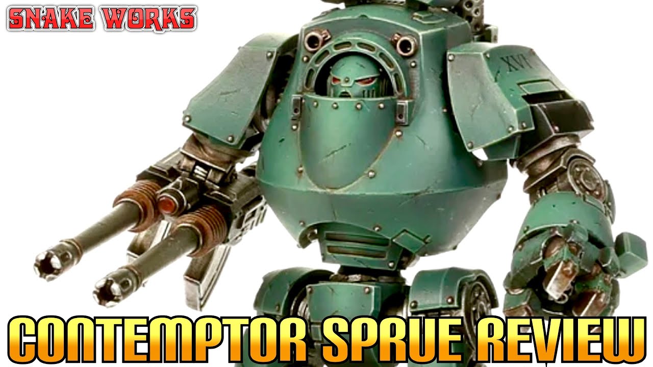 Contemptor Dreadnought on sprue review - Horus Heresy Age of Darkness ...