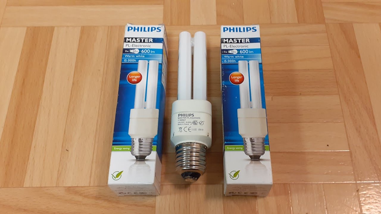 Lampes PHILIPS Master PL*Electronic 11W Warm White 230v E27 - lampes ...