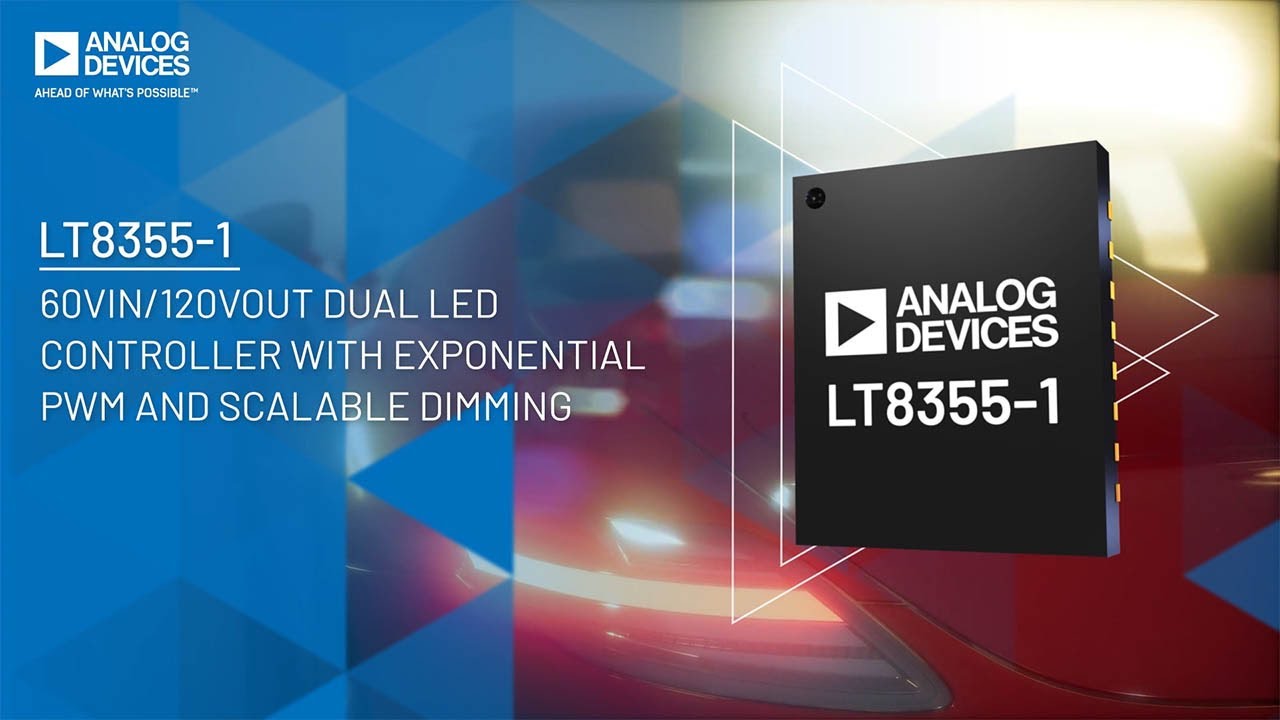 LT8355-1: 60VIN/120VOUT Dual LED Controller with Exponential PWM - YouTube