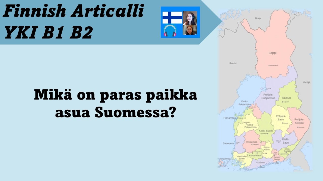 Finnish B1 B2 | Finnish Articalli | Prepare for YKI B1 B2 | Mikä on ...