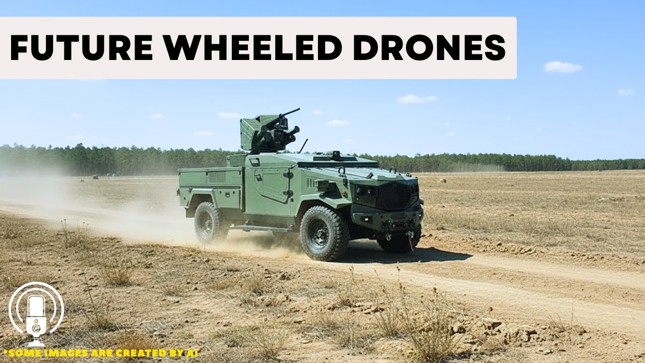 Wheeled drones at MSPO 2025 - YouTube