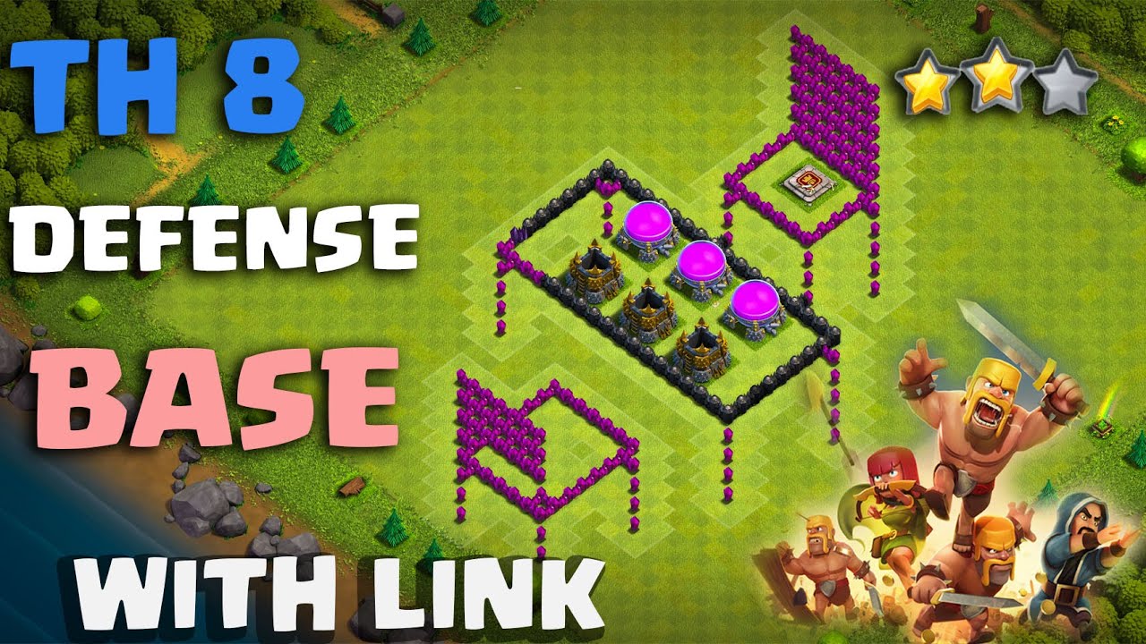 2020 BEST TH8 DEFENSE BASE LAYOUT | With Link | REPLY Defense against ...