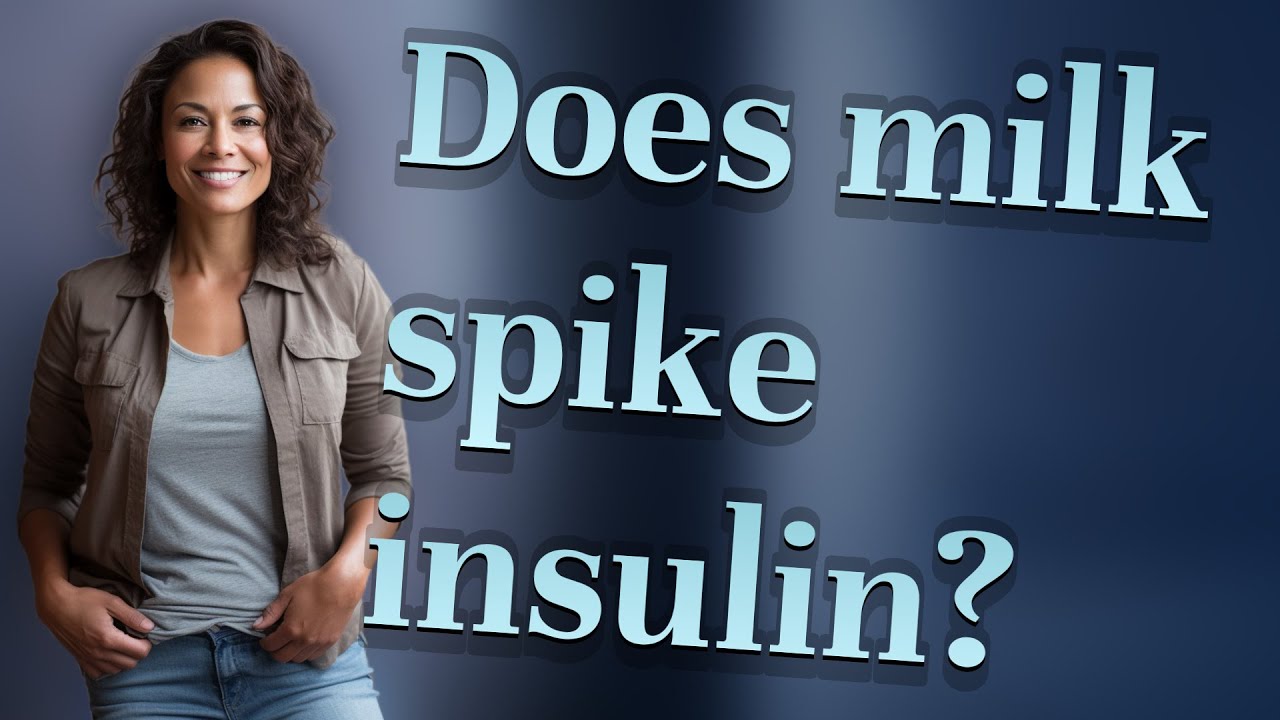 Does milk spike insulin? - YouTube