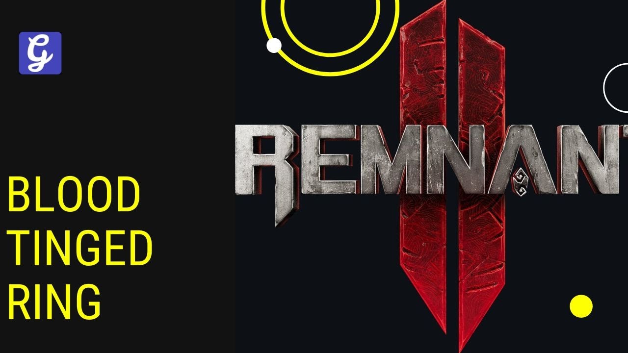 How to Get Blood Tinged Ring in Remnant 2 and Overview - YouTube