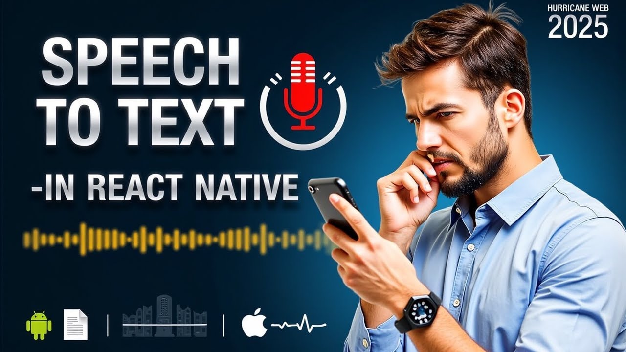 Speech to Text in React Native | Voice Recognition App Tutorial(2025) - YouTube