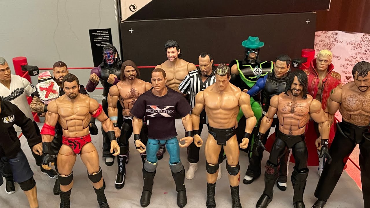 WWE FIGURE CUSTOM COLLECTION! | WWE Action Figures - YouTube