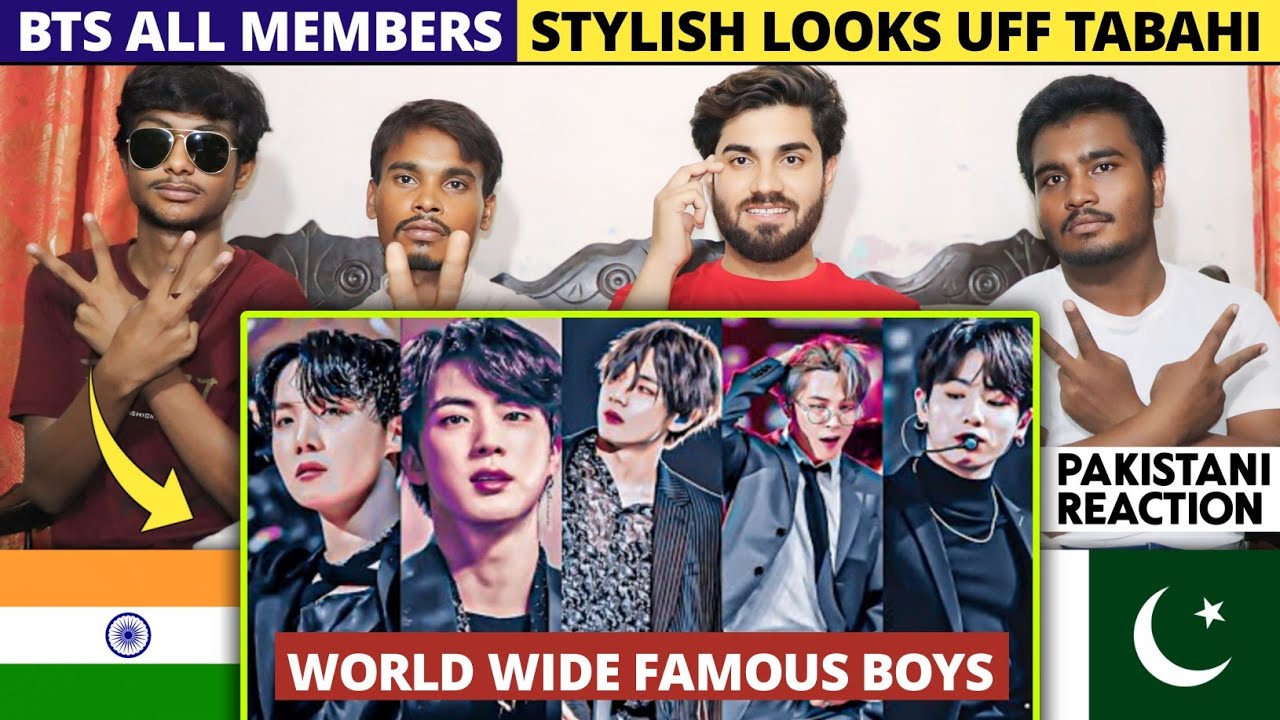 Bts All Members Edits - Pakistani Reaction - Shan Rajpoot - YouTube