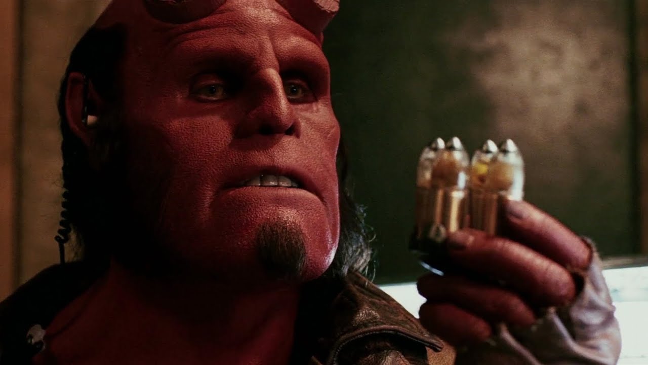 Ron Perlman as Hellboy #ronperlman #hellboy - YouTube