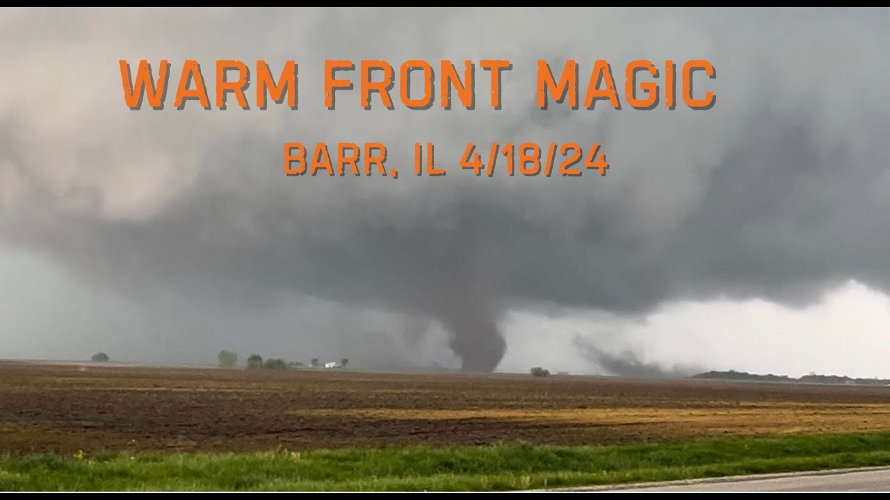Dust Monster TORNADO in ILLINOIS 4/18/24 - YouTube