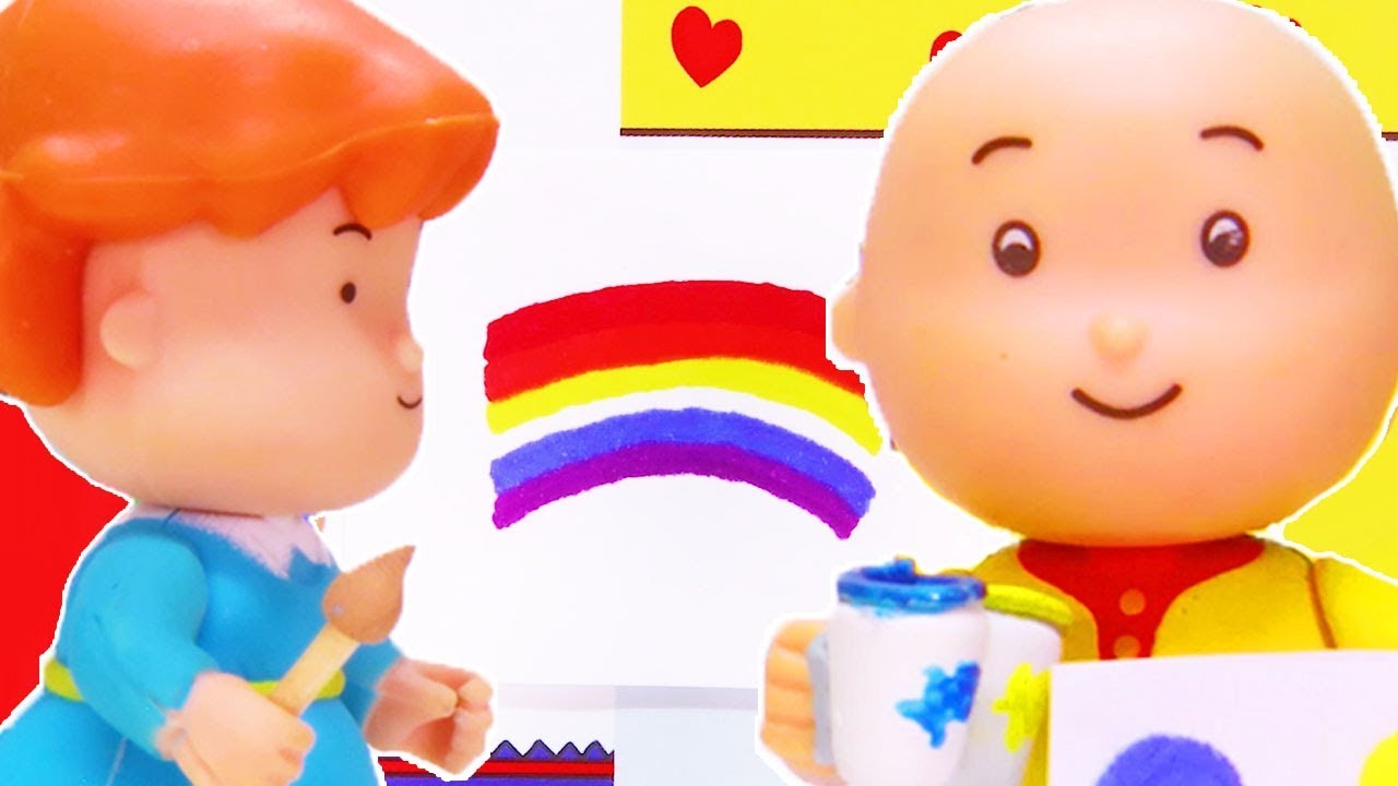 NEW! RAINBOW | Funny Animated cartoons Kids | WATCH ONLINE | Caillou ...