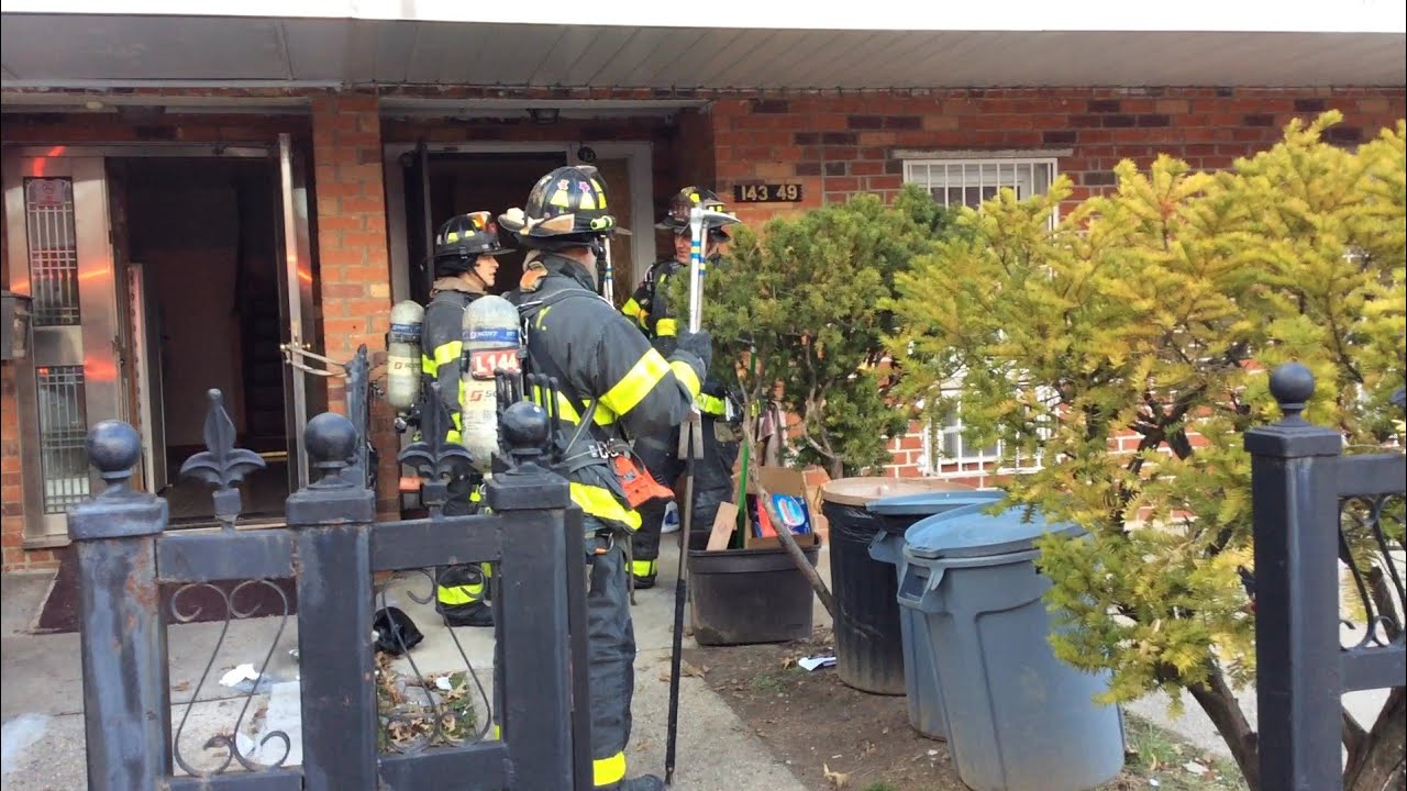 FDNY on scene of a kitchen fire - YouTube