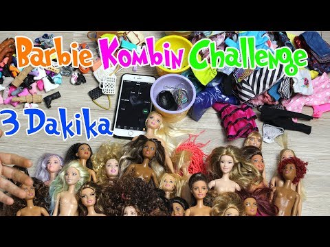 Barbie 3 dk Kombin Challenge!! En Fazla mı En Güzel mi Giydiren Kazanır?  Bidünya Oyuncak