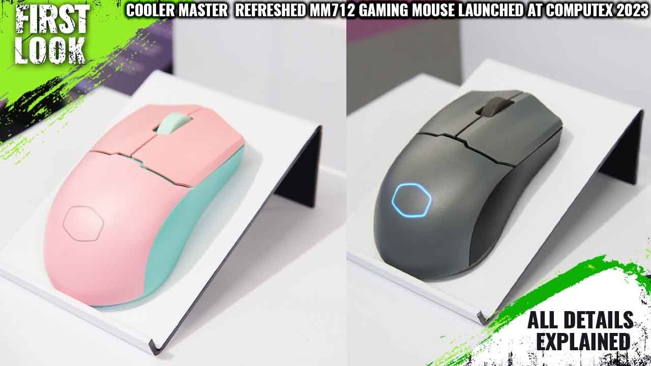 Cooler Master Refreshed MM712 Gaming Mouse Lineup Launched At Computex ...