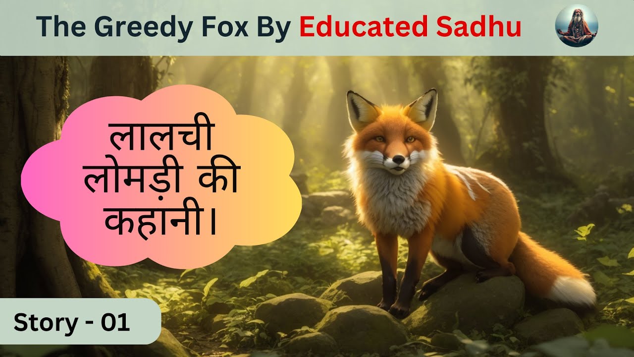 Lalchi Lomdi Ki Kahani (Greedy Fox Story) | बच्चों की हिंदी कहानियाँ ...