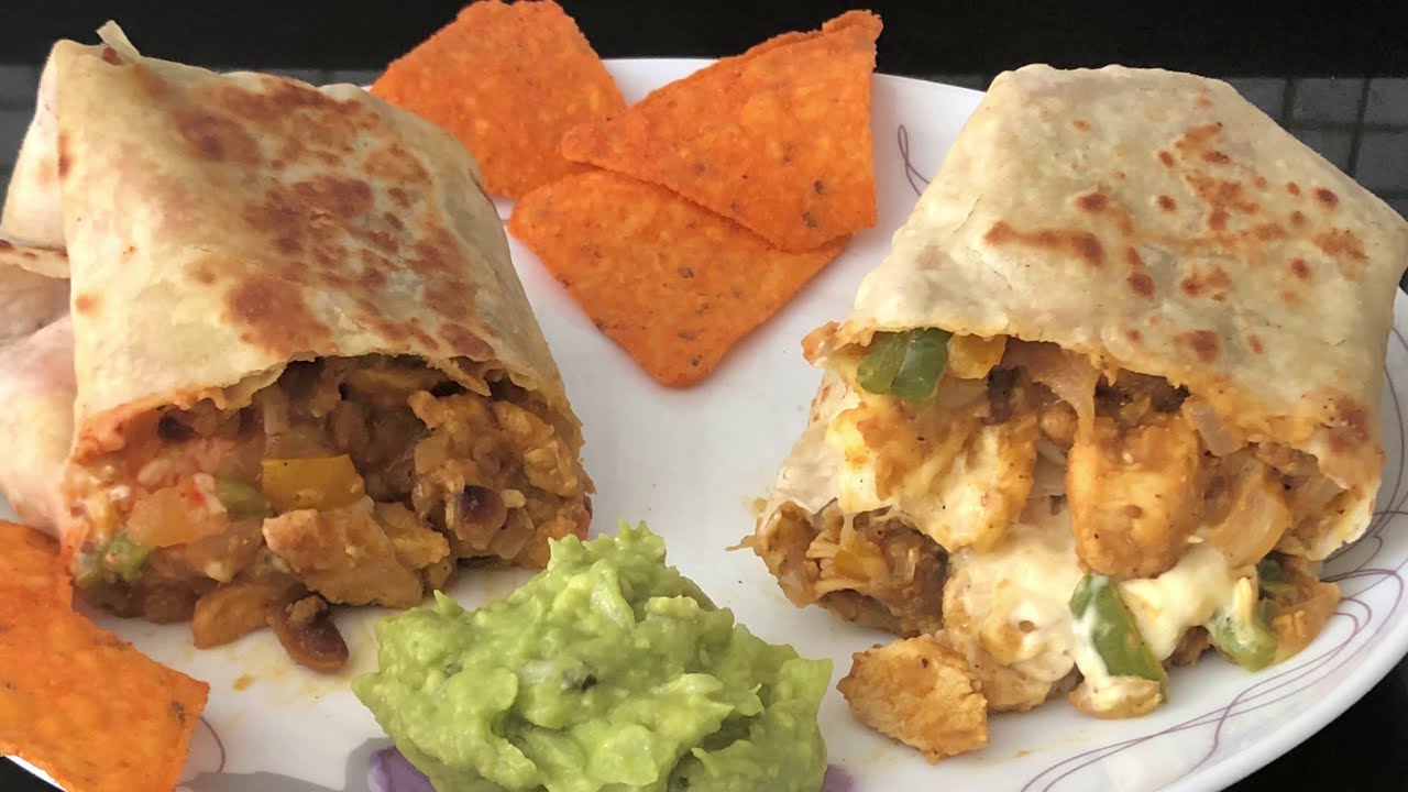How to make Burritos | Delicious and Tempting | Chicken Burritos - YouTube