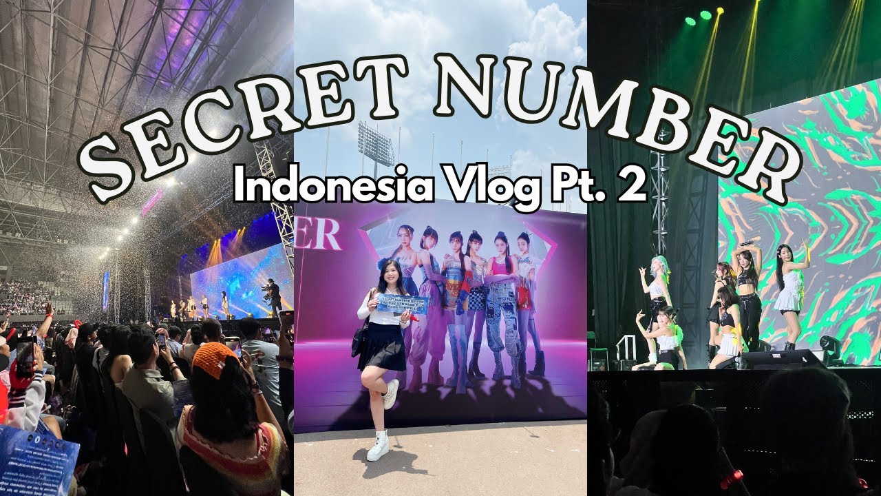 Secret Number Concert (Indonesia Vlog Part 2) First Time Traveling to ...