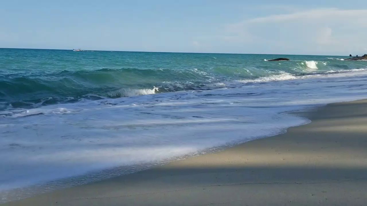 Relaxing wave sound Lamai Beach koh samui Thailand meditation or sleep ...