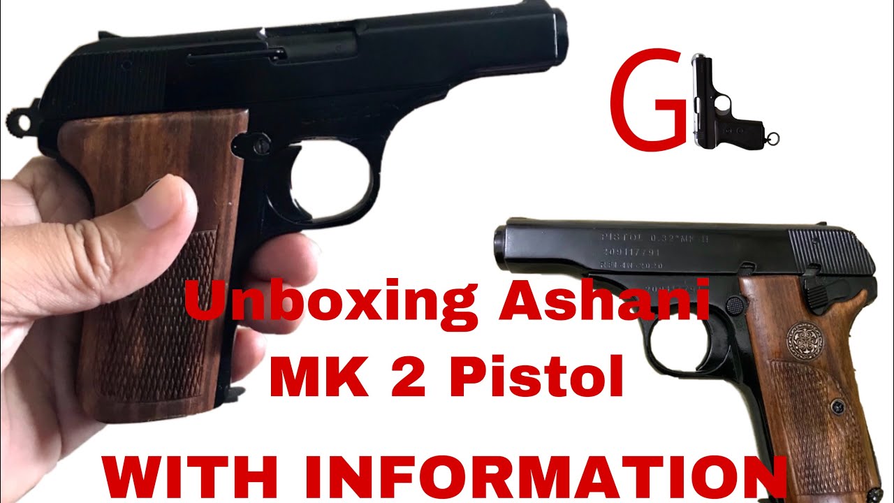 Unboxing IOF .32 pistol | Ashani mark 2 pistol black | Information ...