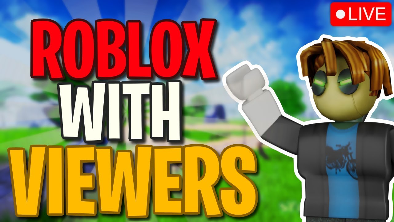 ROBLOX GAMES WITH VIEWERS - 3000 ROBUX GIVEAWAY - MORNING STREAM #297 ...