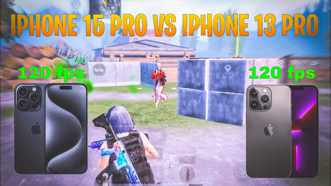 IPHONE 15 PRO 120 FPS🥵 VS IPHONE 13 PRO 120 FPS😈 || @PANTHERGAMINGYT21 ...