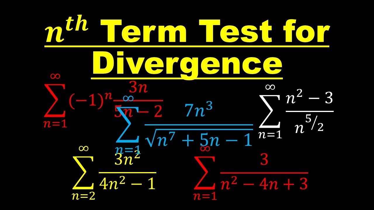 Review 2 N Term Test For Divergence Very Important YouTube review-2-n-term-test-for-divergence-very-important-youtube