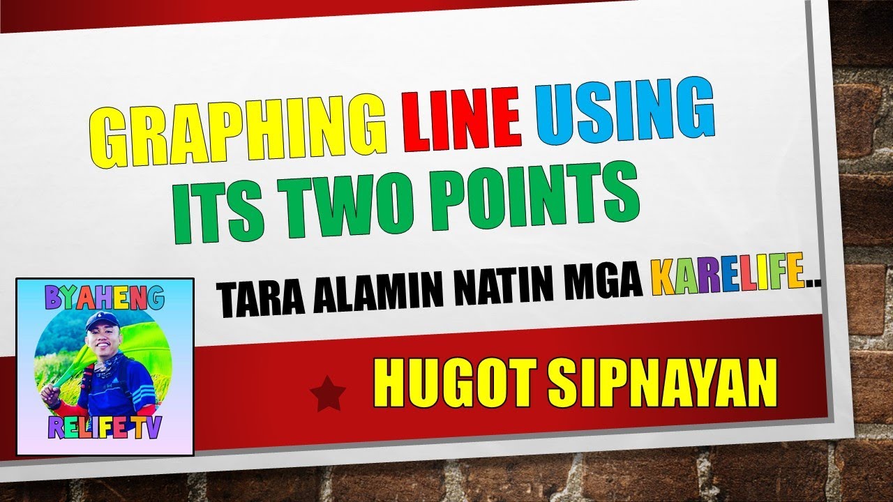 How to Graph Linear Equation Using Two Points - YouTube