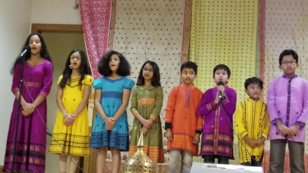 Minnesota Assames kids sings Assam State Anthem at WBMM 2018 - YouTube