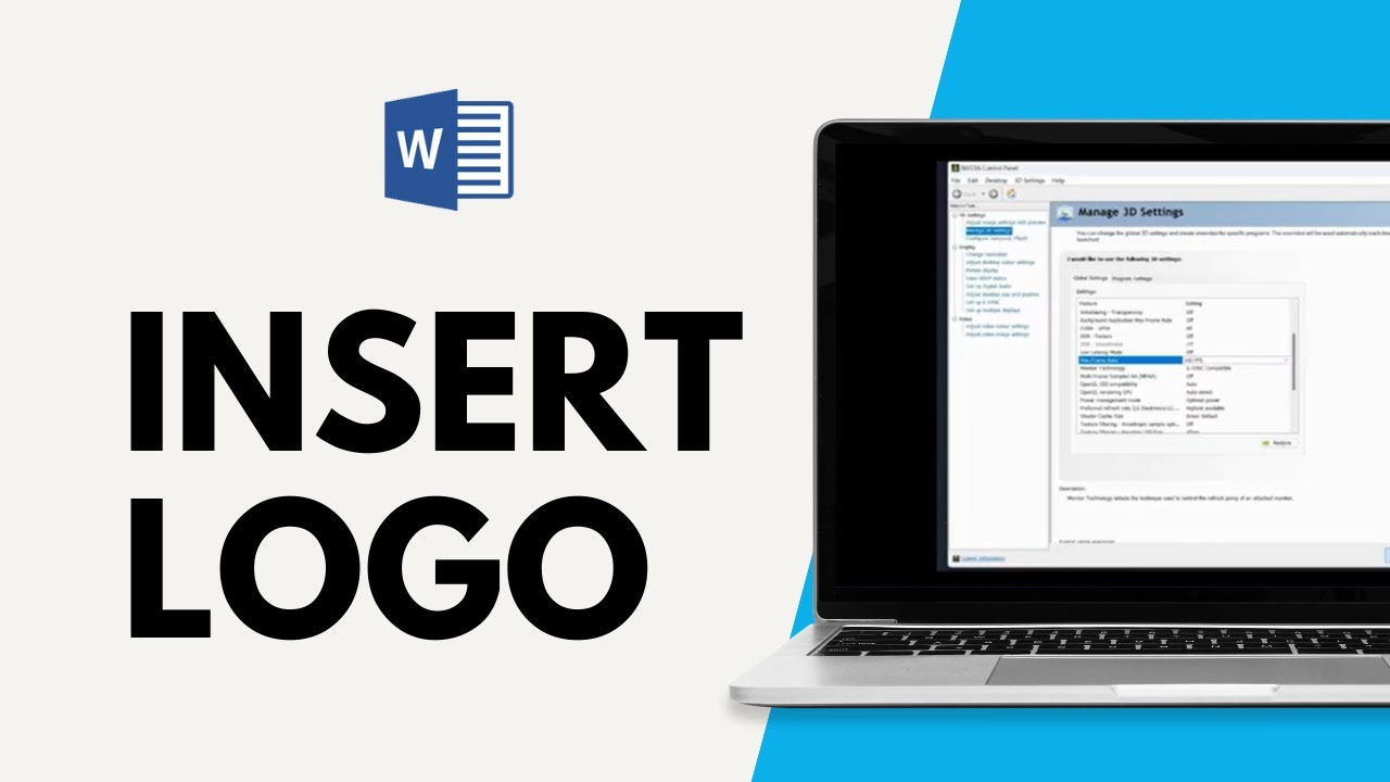 How to Insert Logo on Microsoft Word - YouTube
