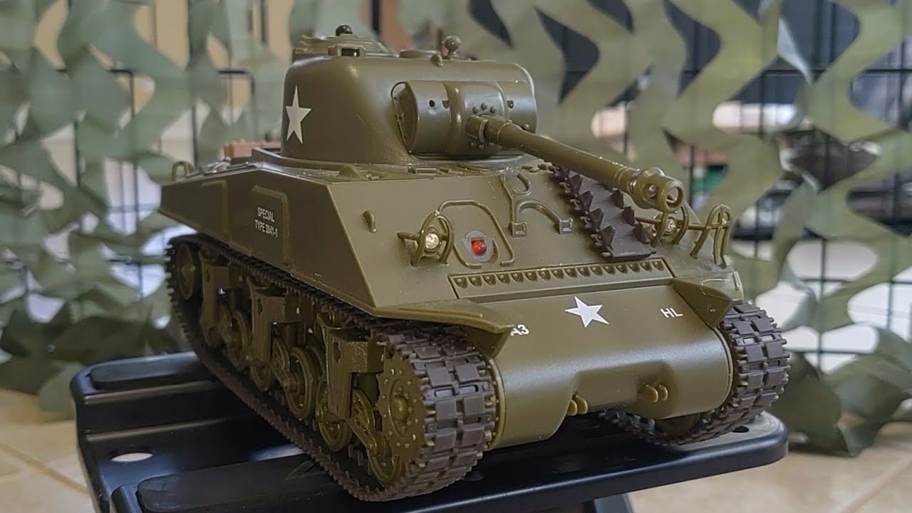 Henglong 1:30 (scale) RC M4A3 Sherman Tank Unboxing and Review (2k Subs ...