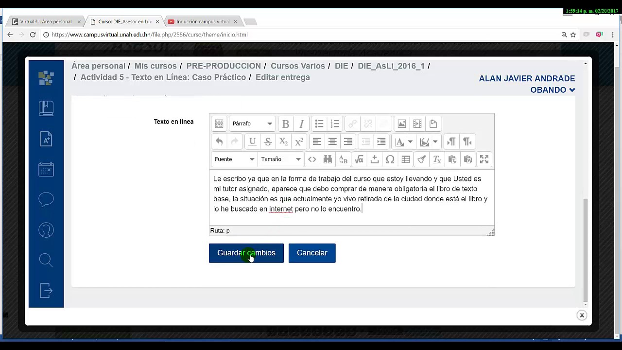 Texto en Línea - YouTube