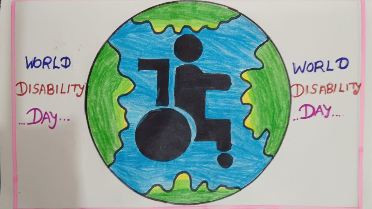 World Disability Day Drawing/World Disability Day Poster Drawing ...