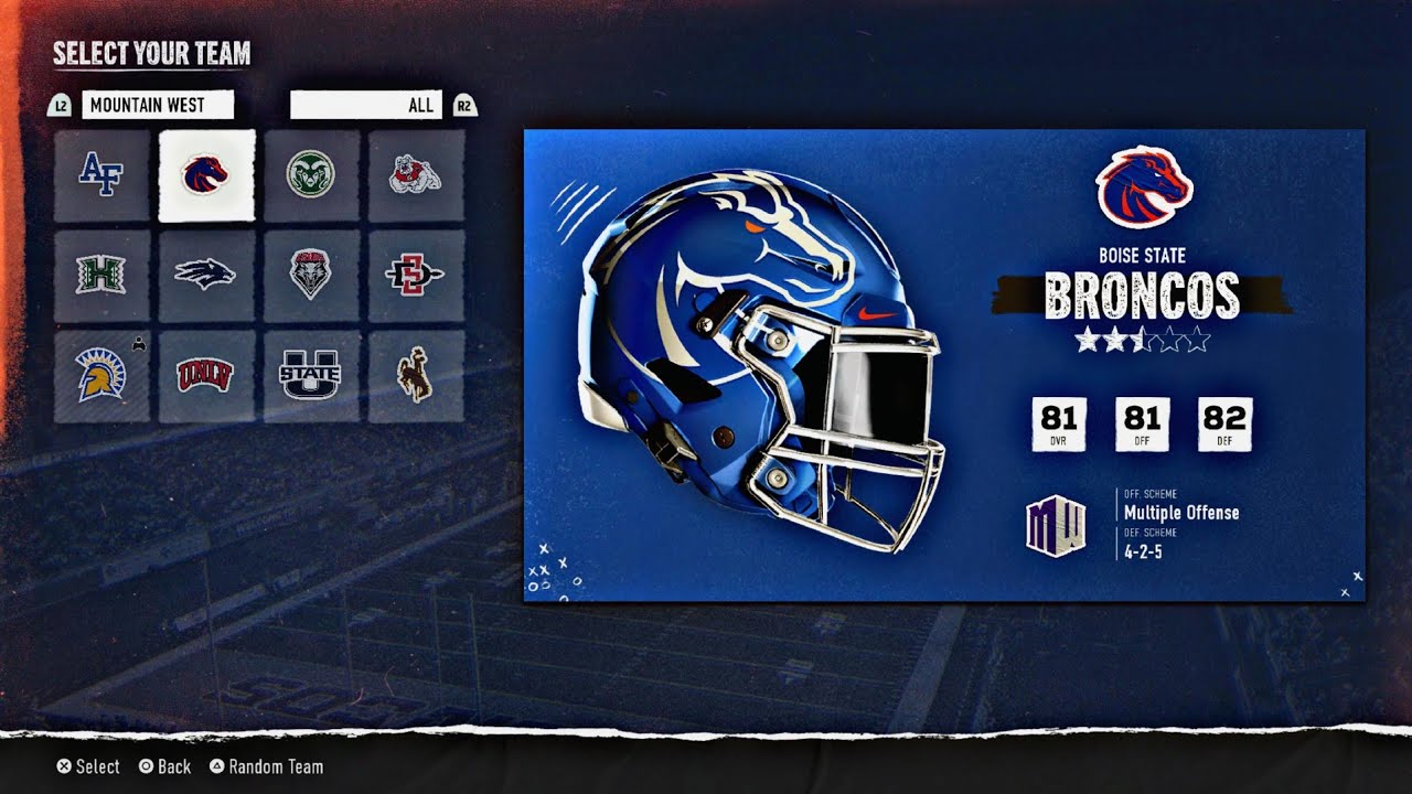 Boise State Dynasty Mode S1 (Recruiting Stage Like A Noob) Preseason ...