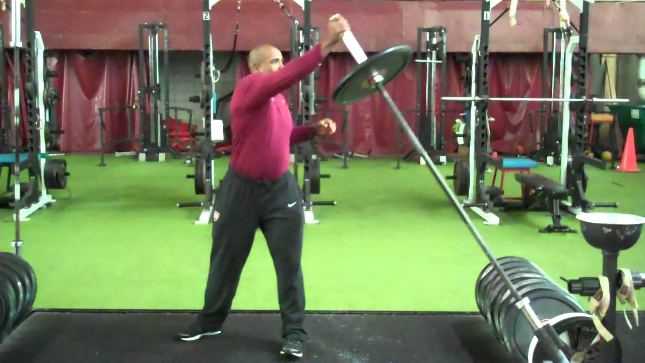 Side Landmine Lift - YouTube
