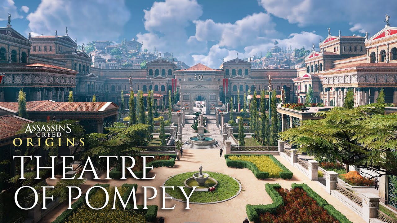 THE MOST MAJESTIC LOCATION IN AC ORIGINS - THEATRE OF POMPEY - YouTube
