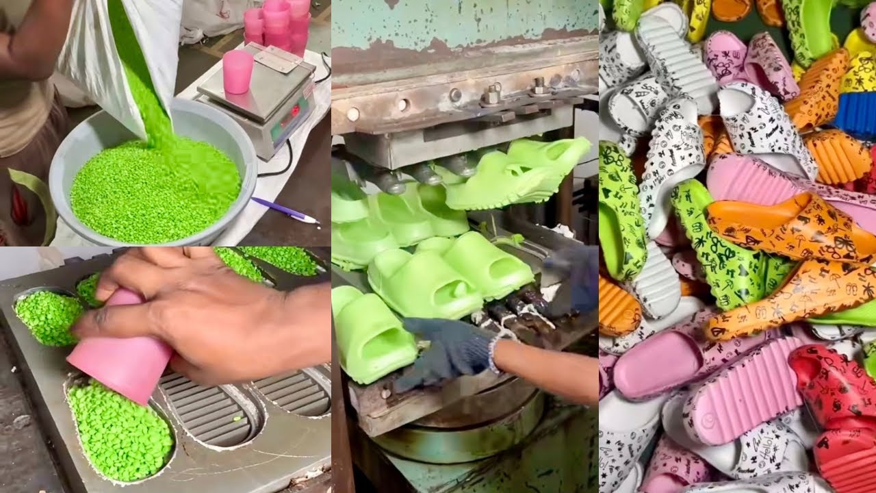 How crocs are made. A peak at the crocs factory - YouTube