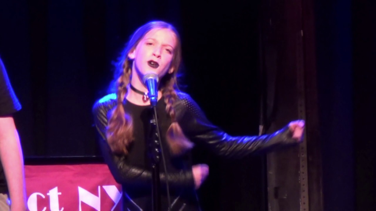 Ayla Schwartz singing Crazier Than You from The Addams Family - YouTube