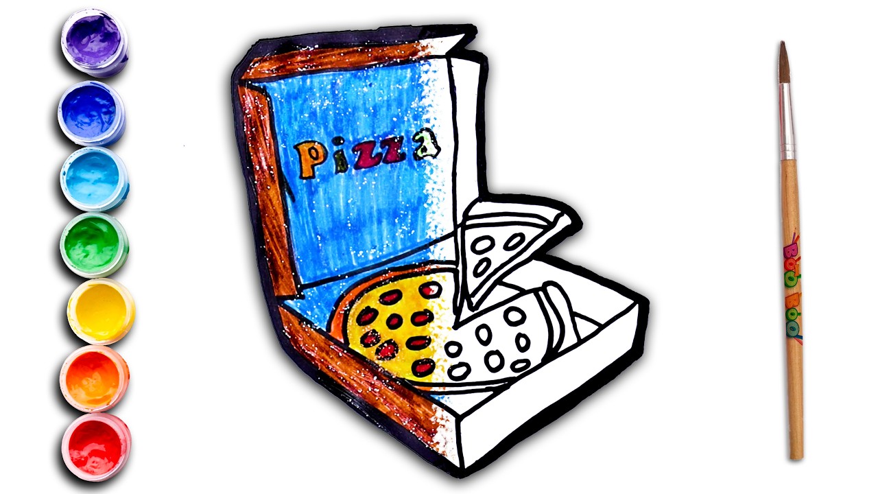 Open the Pizza Box! 🍕📦 | Fun Drawing for Kids - YouTube