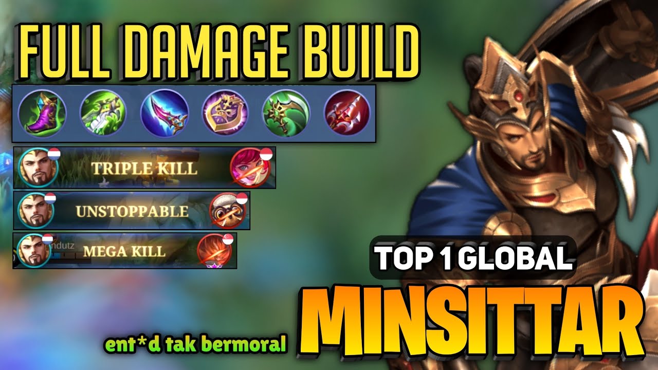 Minsittar Best Build 2022 [ Top 1 Global Minsittar Gameplay ] ent*d tak ...