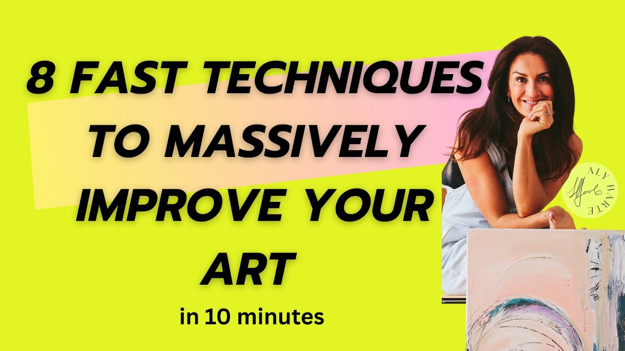 8 fast techniques to improve your art in 10 minutes - YouTube