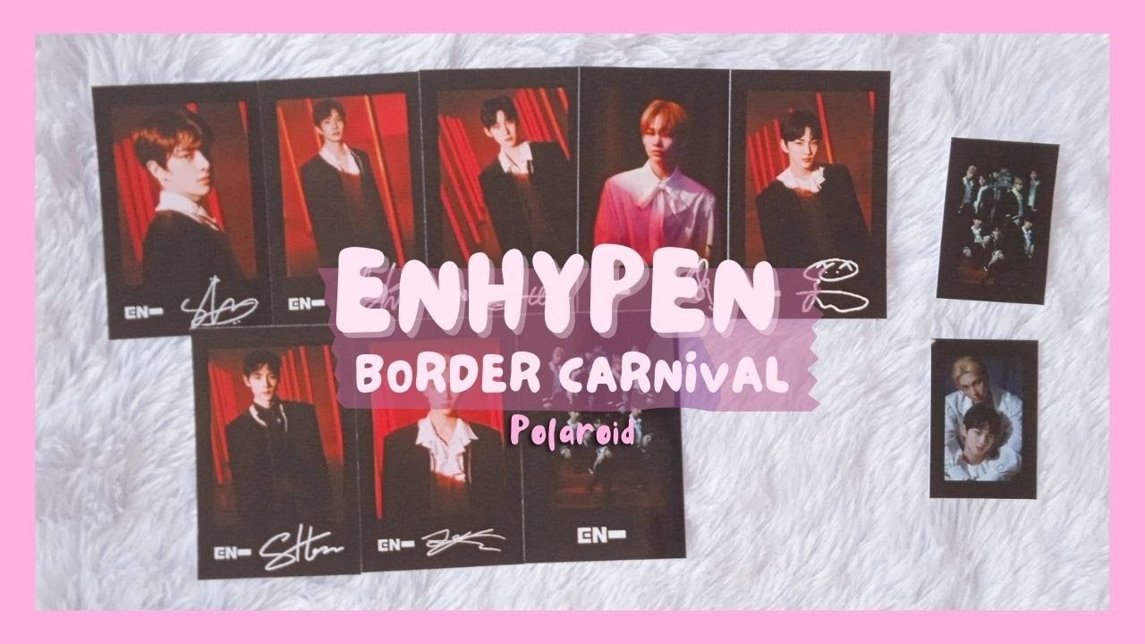 Polaroid Enhypen - Border Day One | Enhypen Border Day : One | Enhypen ...