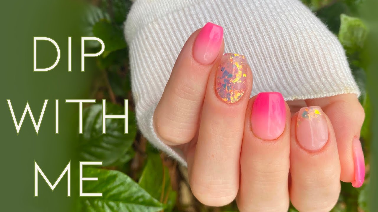 Pink Dip Powder Nails 💖 | Woman Collection by Sol Dips ☀️ - YouTube