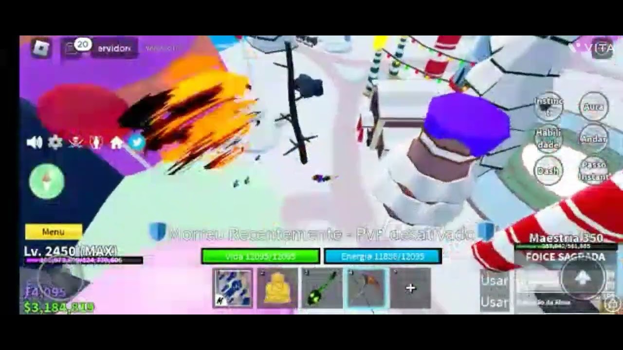 Showcase hallow scythe(blox fruit) - YouTube