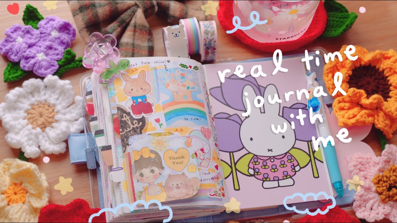 Relaxing Journal With Me | Kawaii Haul 🇵🇭 (stationery, crocheted items ...