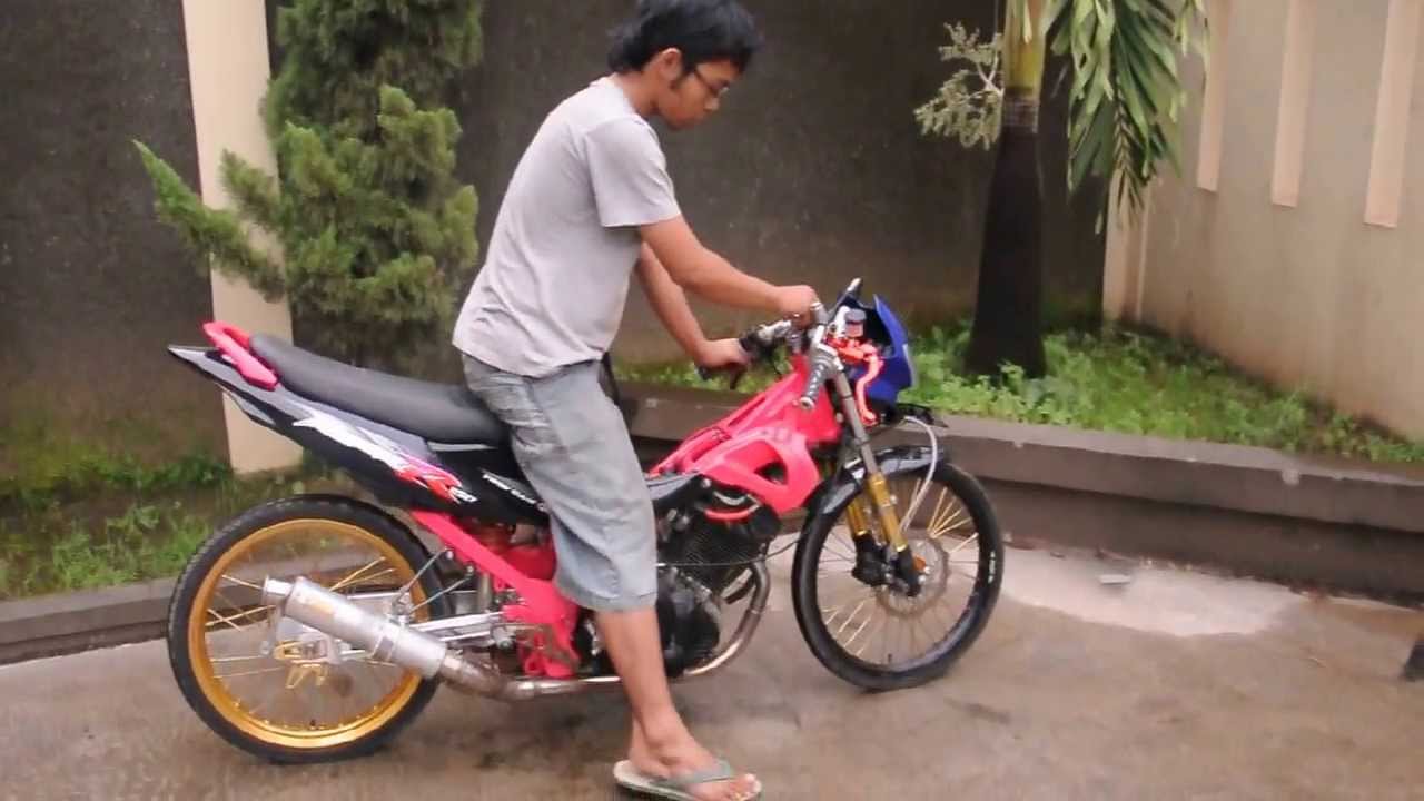 satria FU with new gearbox custom - YouTube