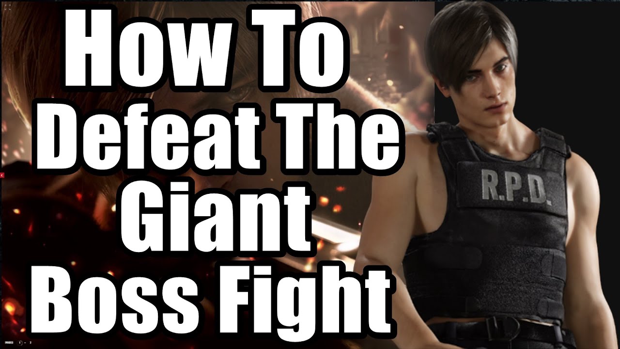 Resident Evil 4 Remake Boss Fight - How To Defeat The Giant - YouTube