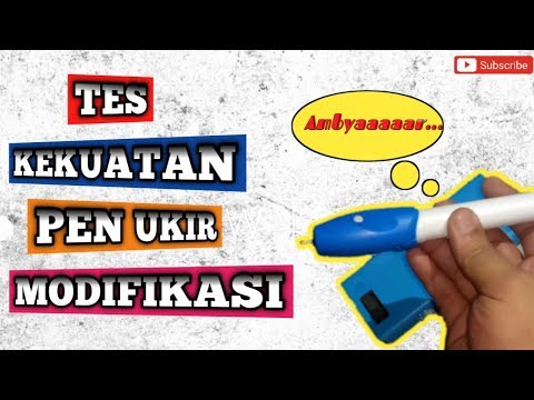 TES!!! pen ukir (EZ engraver) MODIFIKASI