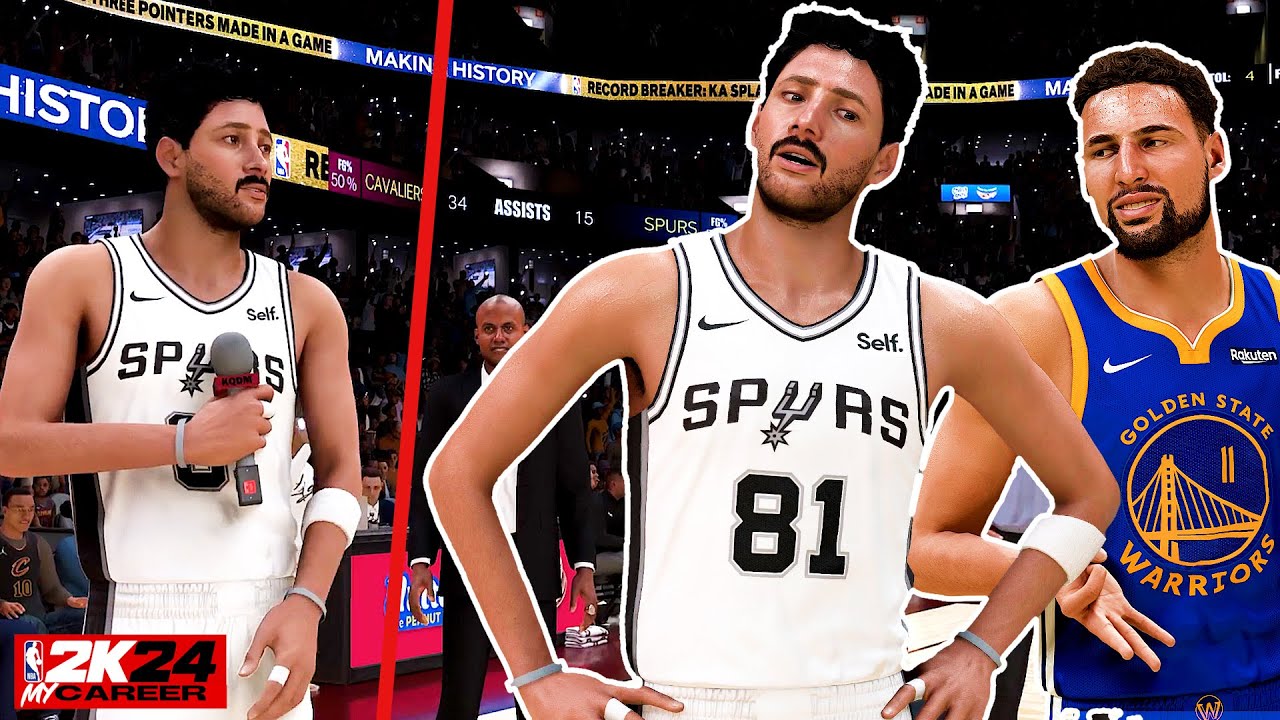 MAKING HISTORY - 15 3 POINTERS MADE! PASSED KLAY THOMPSON - YouTube