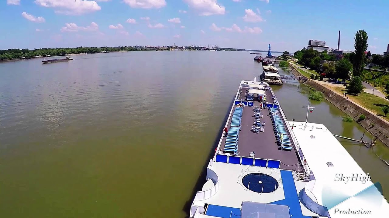 Danube river around port RUSE - YouTube