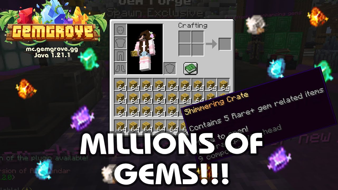 MILLIONS OF GEMS!!! | Minecraft SMP | Ep. 67 - YouTube